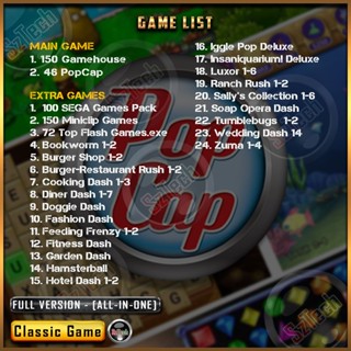 150 IN 1 - GameHouse Collection [PC GAME] 🔥 [ DIGITAL DOWNLOAD] 🔥 ...