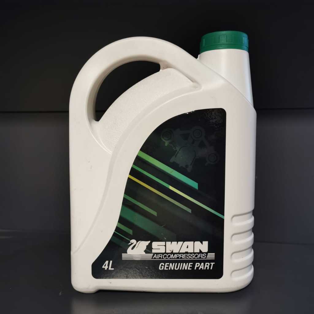 SWAN GENUINE COMPRESSOR OIL FOR AIR COMPRESSOR 4 LITER (100% GENUINE ...