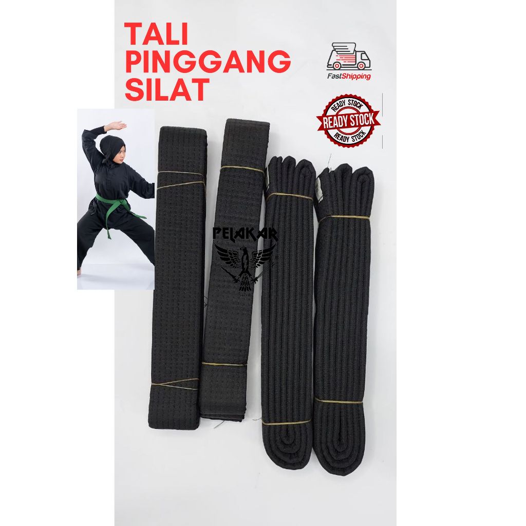 TALI PINGGANG SILAT HITAM/TALI PINGGANG SILAT/TALI PINGGANG SILAT MURAH ...