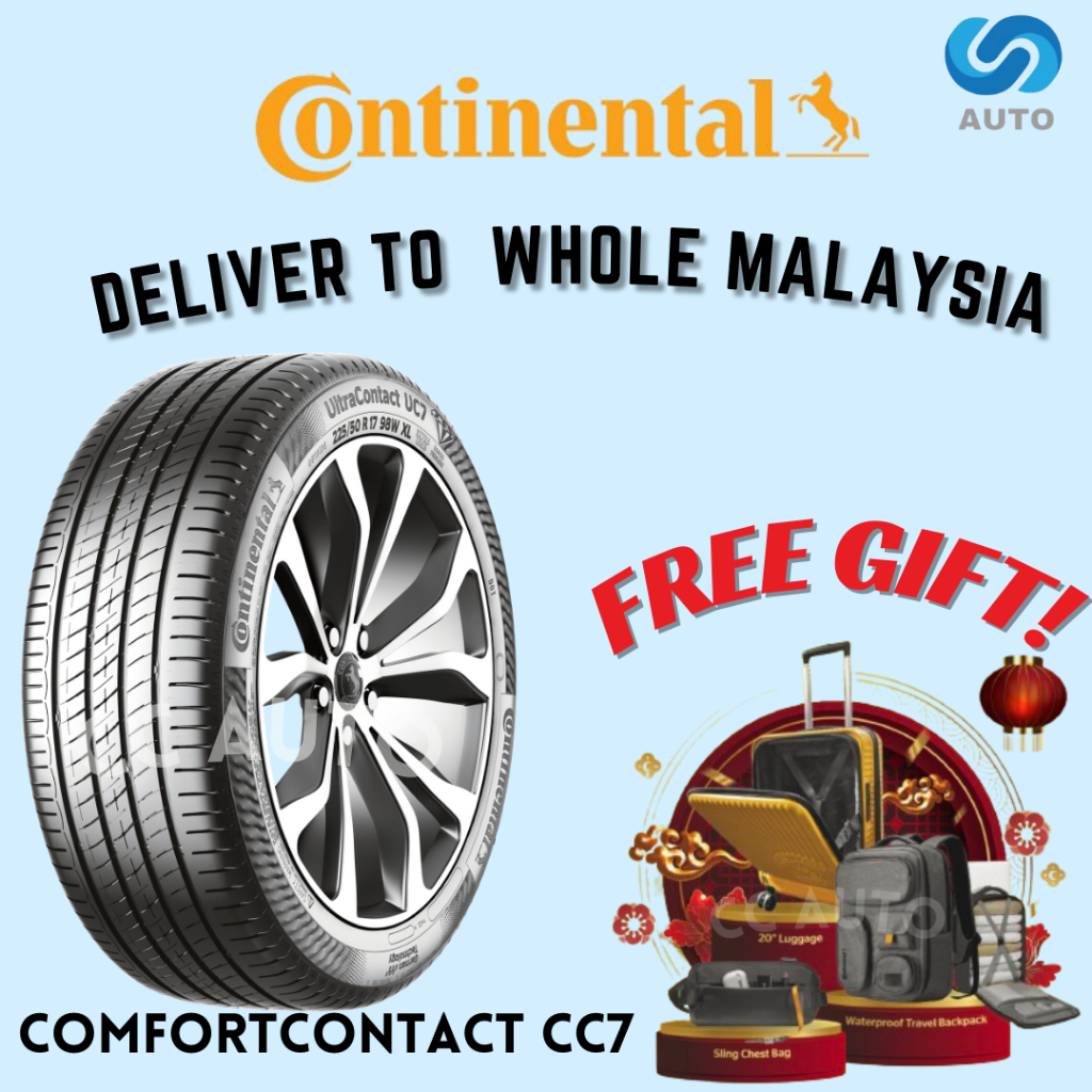 Delivery I Continental Conti Comfort Contact CC7 Car Tyre | Shopee Malaysia