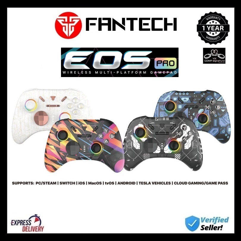 FANTECH WGP15 ELECTRA EOS PRO FANTECH WIRELESS GAMING CONTROLLER BLACK ...