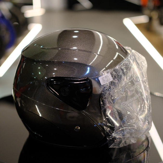 Helmet Xdot X-dot G618 Open Face NEW (ready stock) add on TINTED VISOR ...