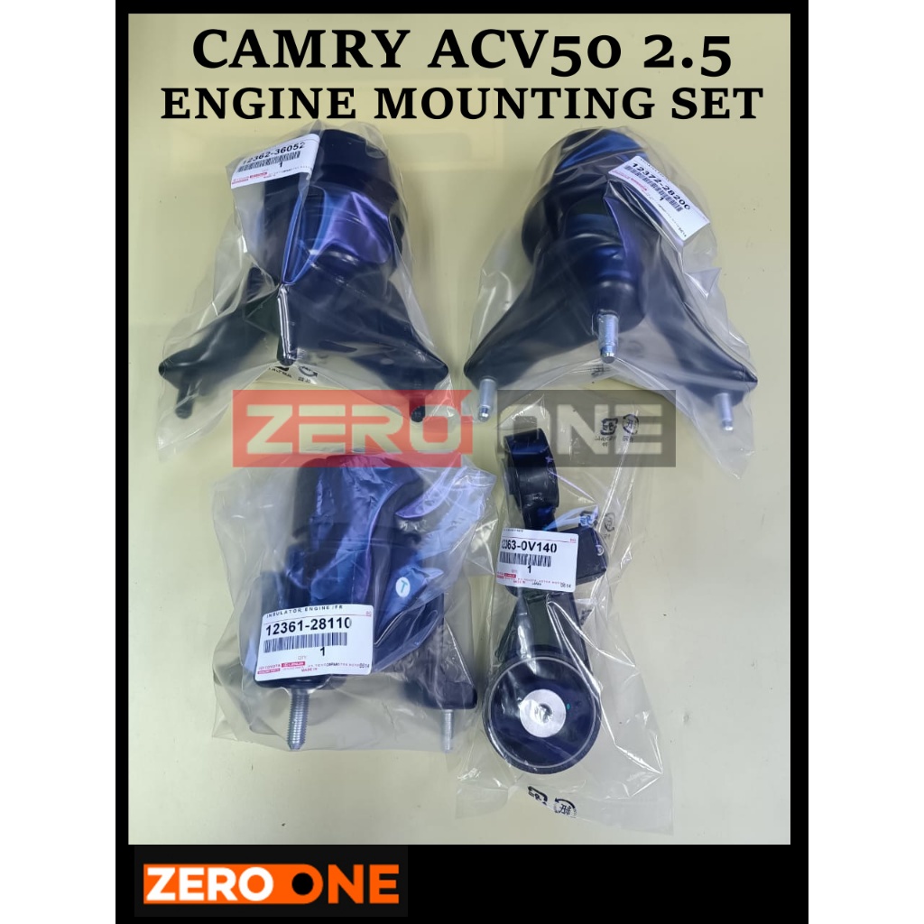 TOYOTA CAMRY ACV50 2.5 ENGINE MOUNTING SET | Shopee Malaysia