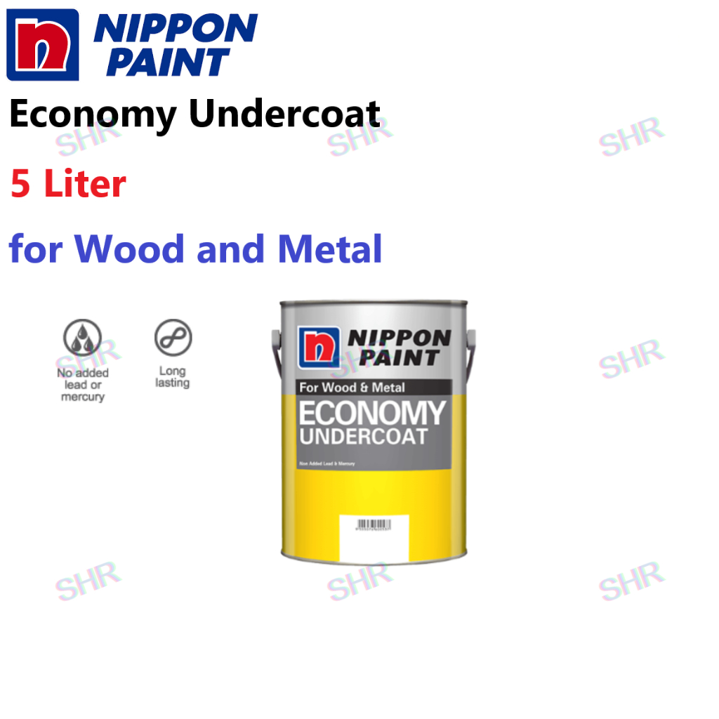 NIPPON PAINT 5 Liter Economy Undercoat for Wood and Metal / 底漆 | Shopee ...