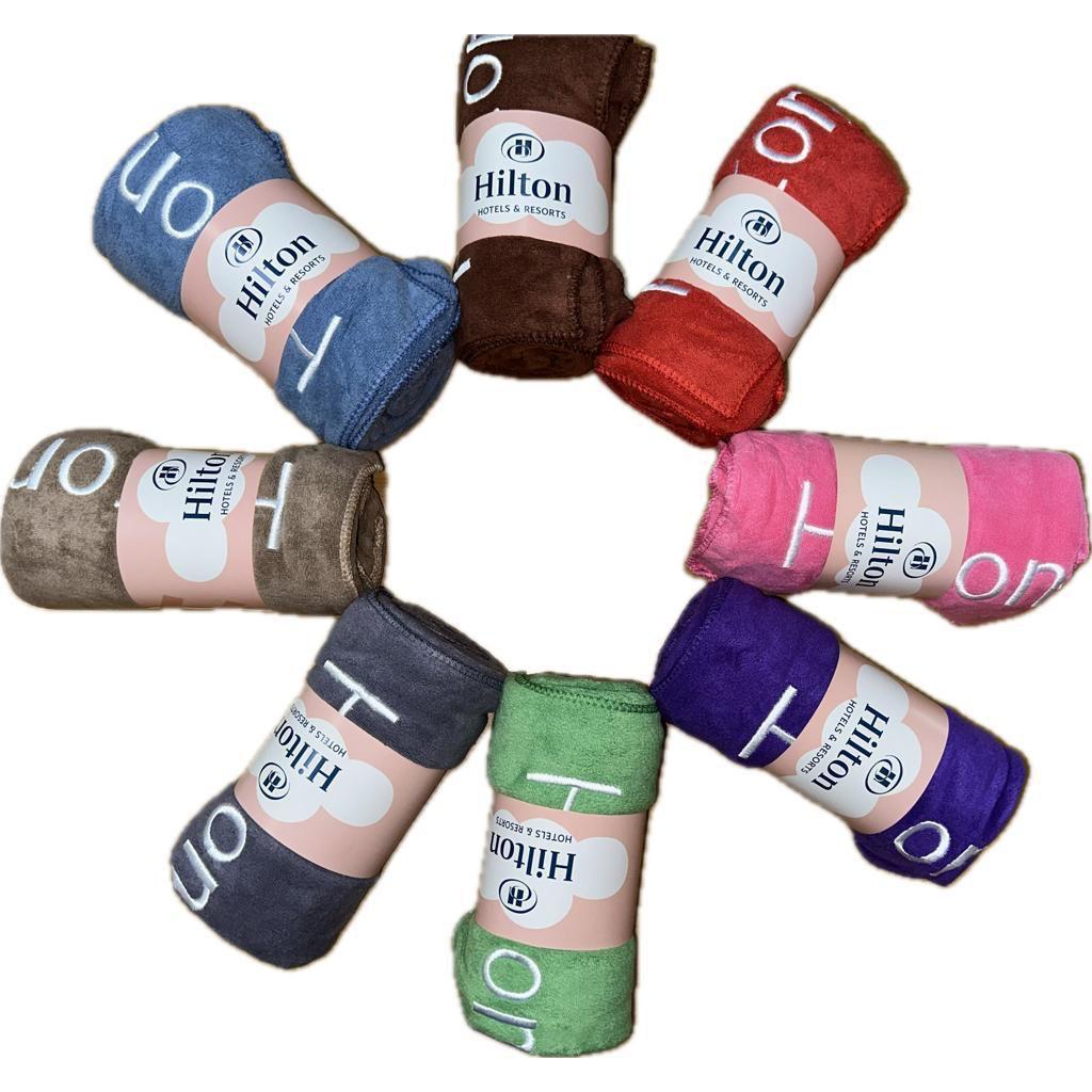 TUALA HILTON BATH TOWEL HOTEL DAN RESORT PREMIUM MICROFIBER (140x70CM ...