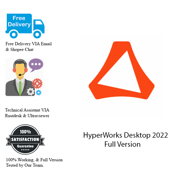 HyperWorks Desktop 2020 | 2022 | 2023 Full Version | Shopee Malaysia