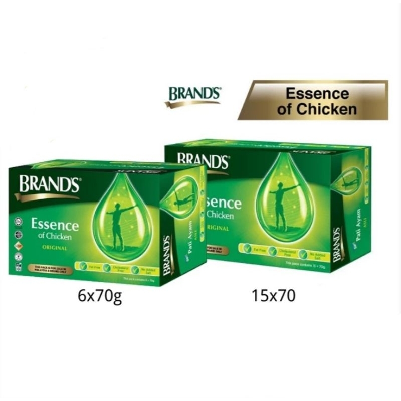 Brand's Essence of Chicken Original (70g x 6's) / (70g x 15's) | Shopee Malaysia