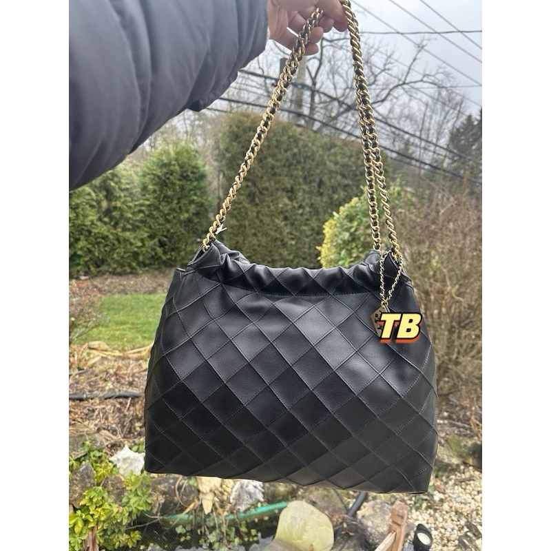 TB Fleming Soft Drawstring Bag T0ry Bu#ch | Shopee Malaysia