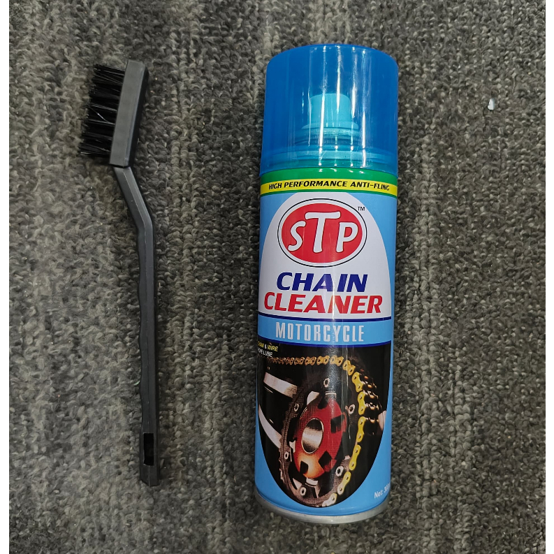 STP CHAIN LUBE CHAIN CLEANER CHAIN BRUSH MOTORCYCLE SPRAY RANTAI MOTOR ...
