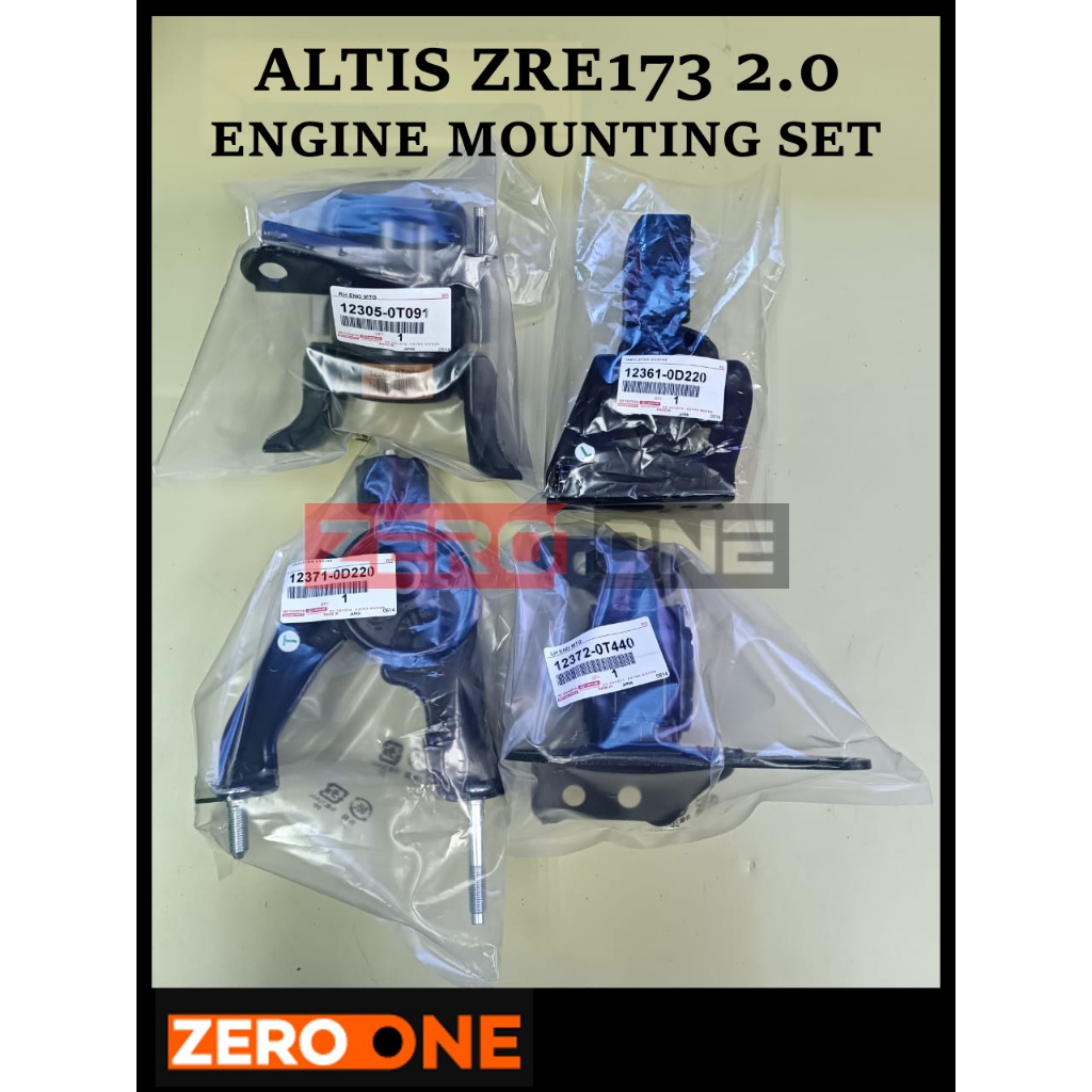 TOYOTA ALTIS ZRE173 2.0 ENGINE MOUNTING SET | Shopee Malaysia