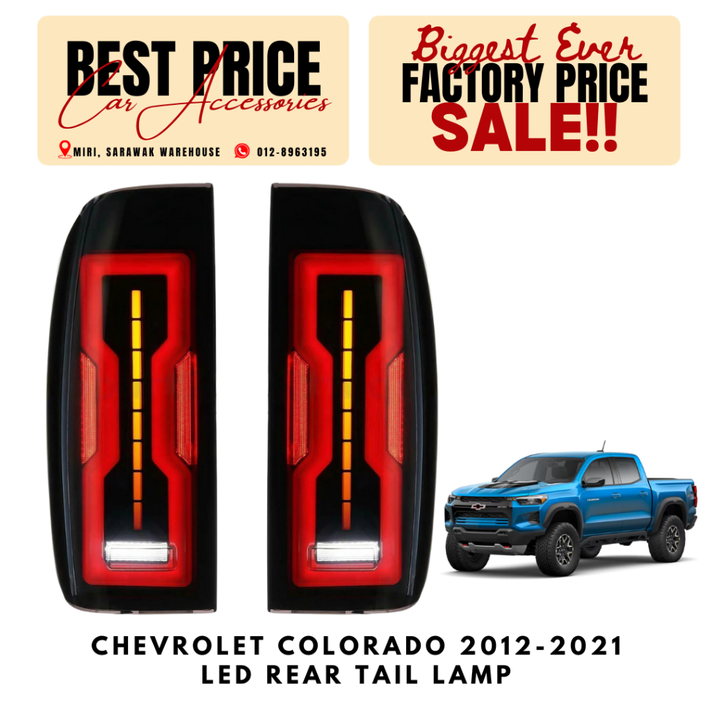 Chevrolet Colorado 2012-2021 LED Rear Tail Lamp | Shopee Malaysia
