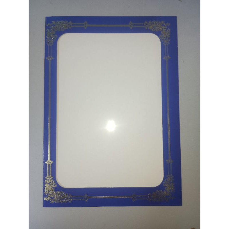 folder sijil hot stamping biru (100pcs) | Shopee Malaysia