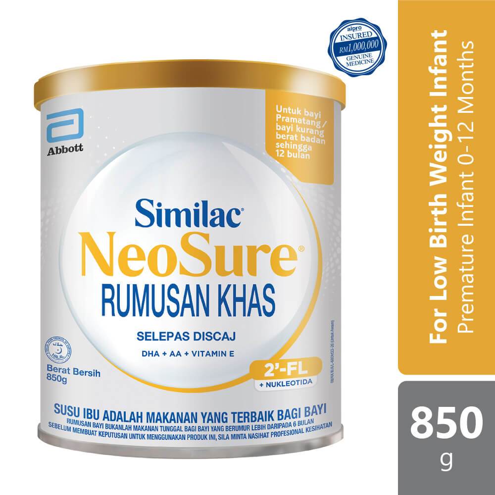 Similac Susu Rumusan Khas Permatang/Neosure 0-12m x 370g/850g | Shopee ...