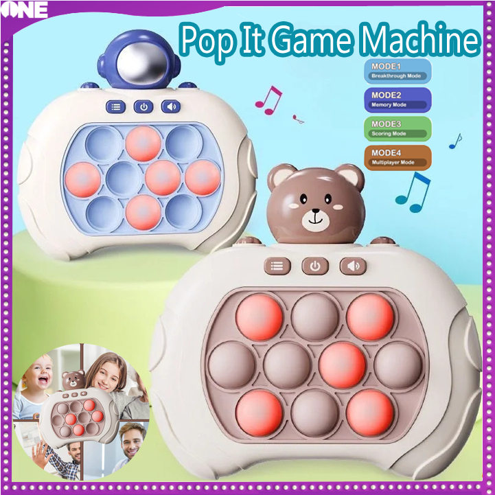 Quick Push Game Console Speed Push Game Machine Press To Release Pop It ...