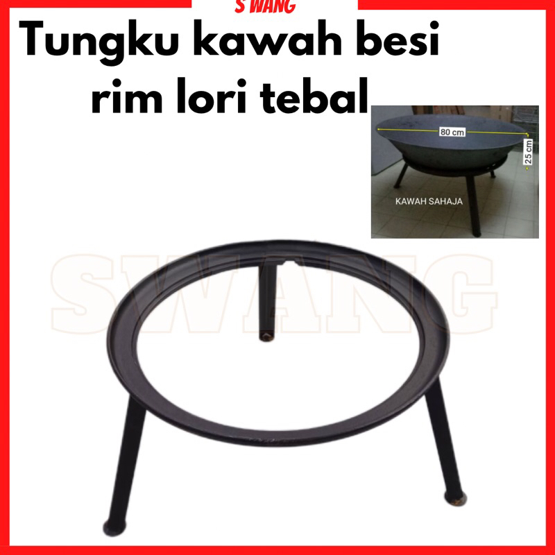 rim lori,tungku besi kawah,tungku besi tebal. | Shopee Malaysia