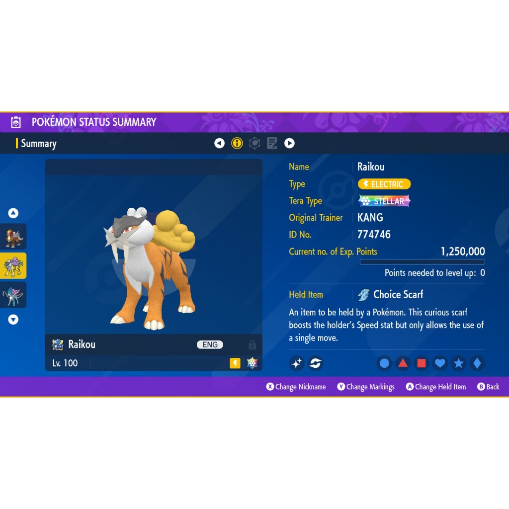 Pokemon Scarlet & Violet - 6IV Shiny Raikou [Ranked Battle Best Build ...