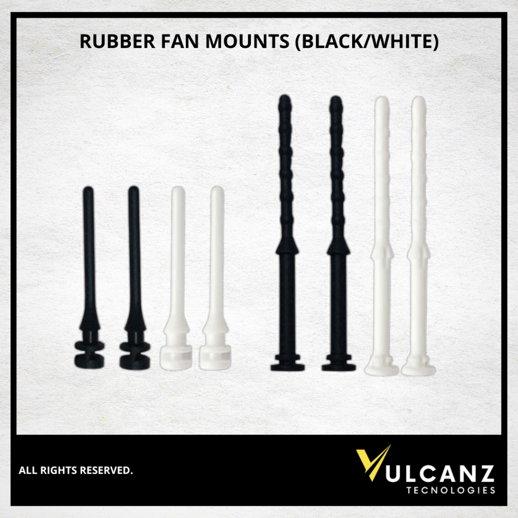 ANTI VIBRATION FLEXIBLE RUBBER SILICONE FOR PC CASE FAN MOUNTS SCREW ...