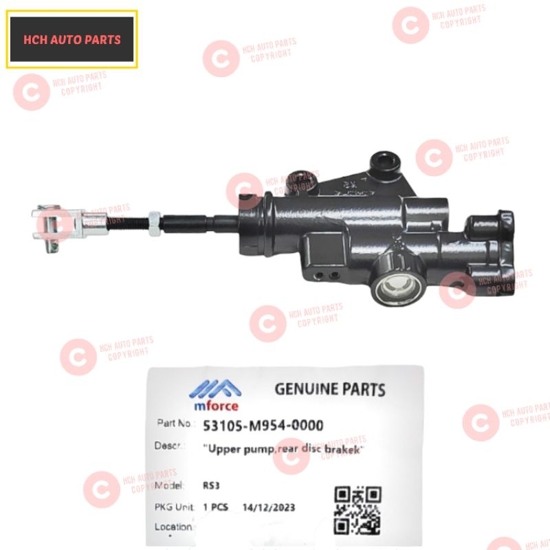 BRAKE MASTER PUMP (REAR) - KTNS - RS3 250 - P/NO. 53105-M954-000 (100% ...