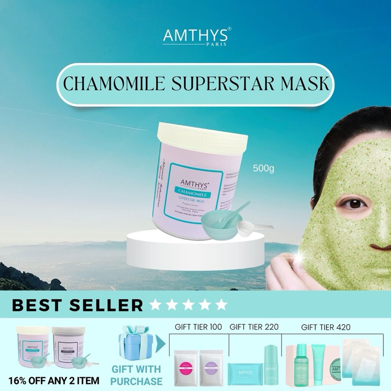 Amthys Paris Chamomile Superstar Mask 500g | Shopee Malaysia