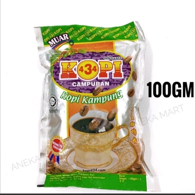 kopi 434 100g serbuk/kopi 434 coffee powder | Shopee Malaysia