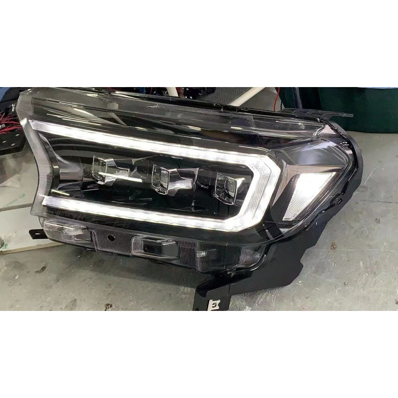 Ford Ranger LED Head lamp Vland Bugatti Style with sequential signal ...