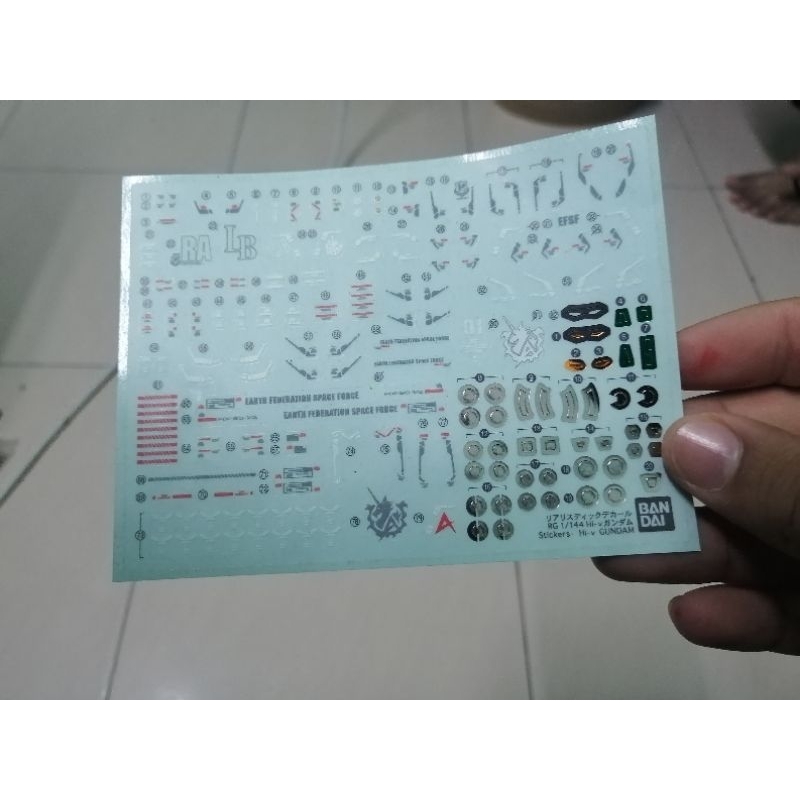 RG hi-nu gundam decal | Shopee Malaysia