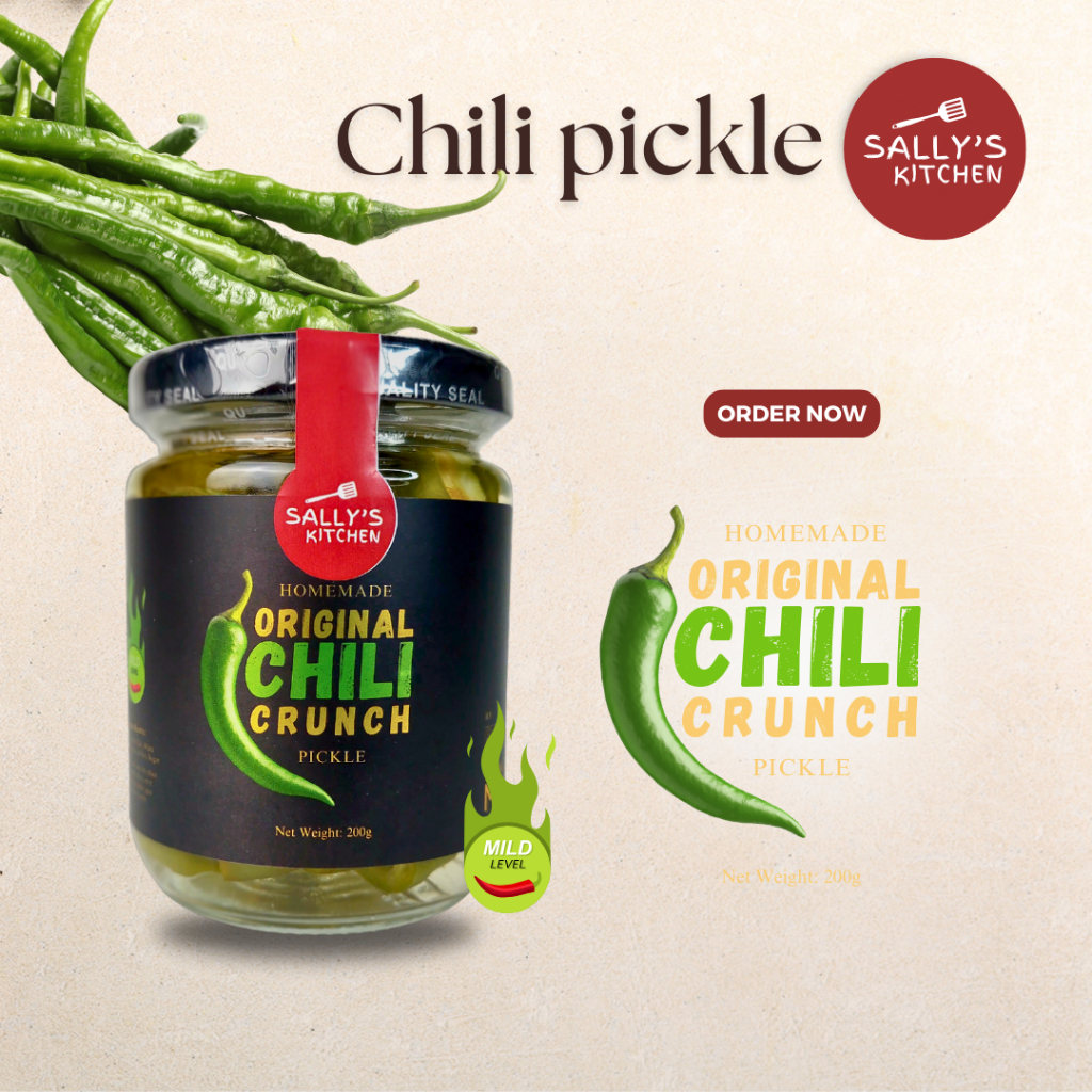 Sally's Kitchen CHILI CRUNCH Pickle Jeruk Cili [Ready To Eat] 200gm ...