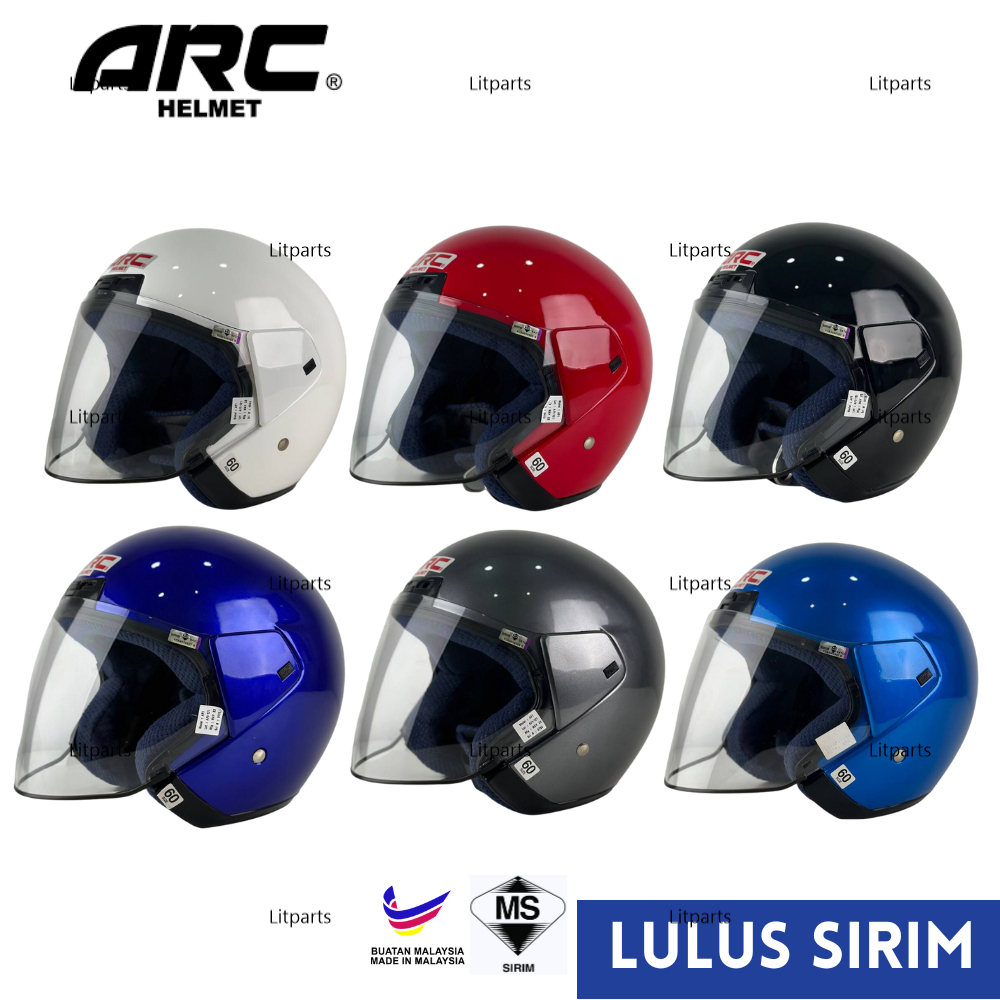 [100% Original] ARC Discovery Helmet Fibre Size L XL 60cm White Yellow ...