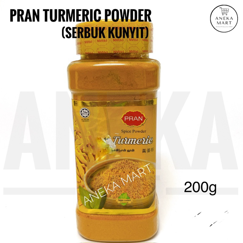 Pran Serbuk Kunyit/ Turmeric Powder in bottle 黄姜粉【200g】 | Shopee Malaysia