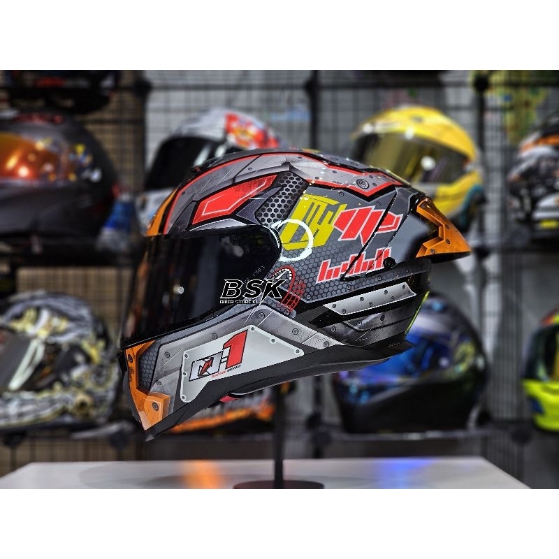Original Nenki N1 Mecha Full Face Helmet | Shopee Malaysia