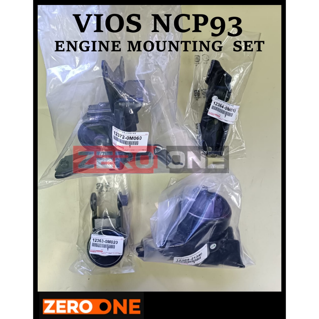 TOYOTA VIOS NCP93 ENGINE MOUNTING SET | Shopee Malaysia