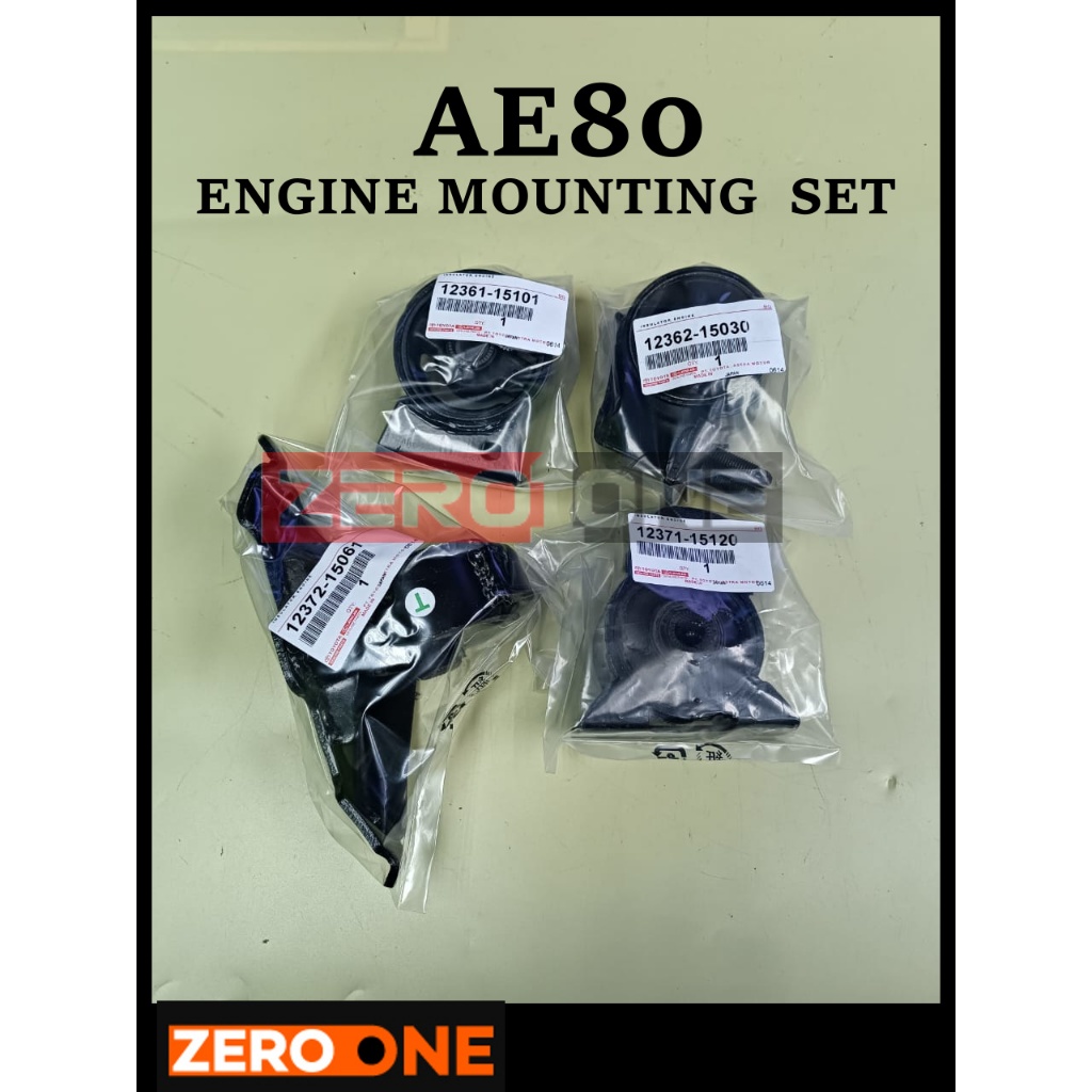 TOYOTA AE80 ENGINE MOUNTING SET | Shopee Malaysia