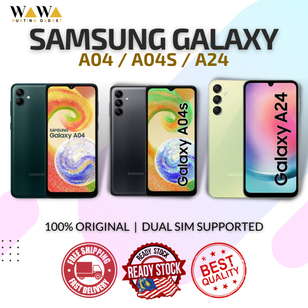 💥 [Ready Stock] ORIGINAL SAMSUNG A-SERIES (A04/A04s/A24) DUAL SIM ...