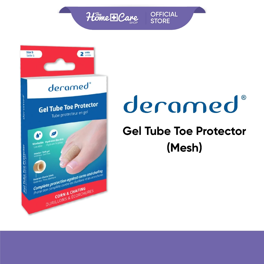 DERAMED Gel Tube Toe Protector (Mesh) | Shopee Malaysia