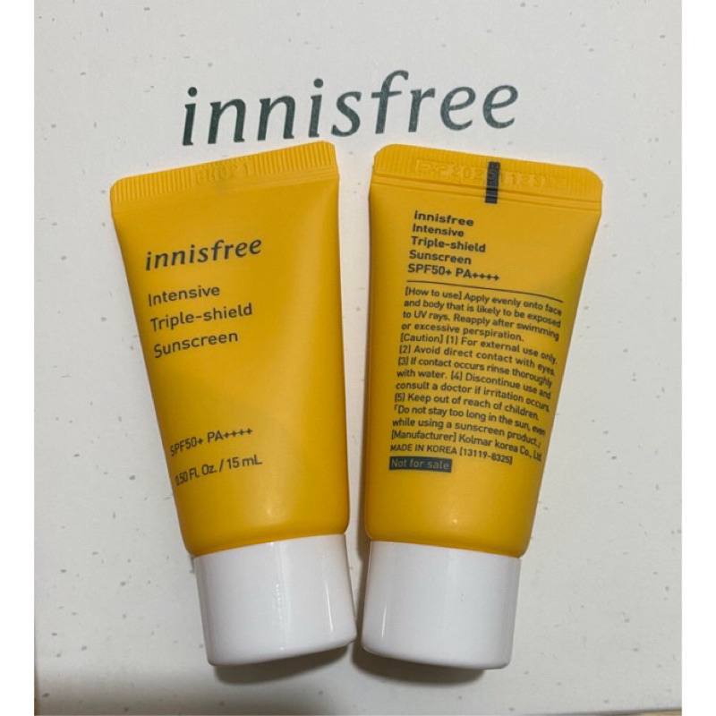 Innisfree Intensive Triple-shield Sunscreen / Long-Lasting Sunscreen EX ...