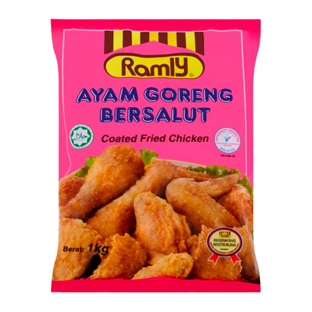(INSTANT DELIVERY) Ramly Ayam Goreng Bersalut 1kg | Shopee Malaysia