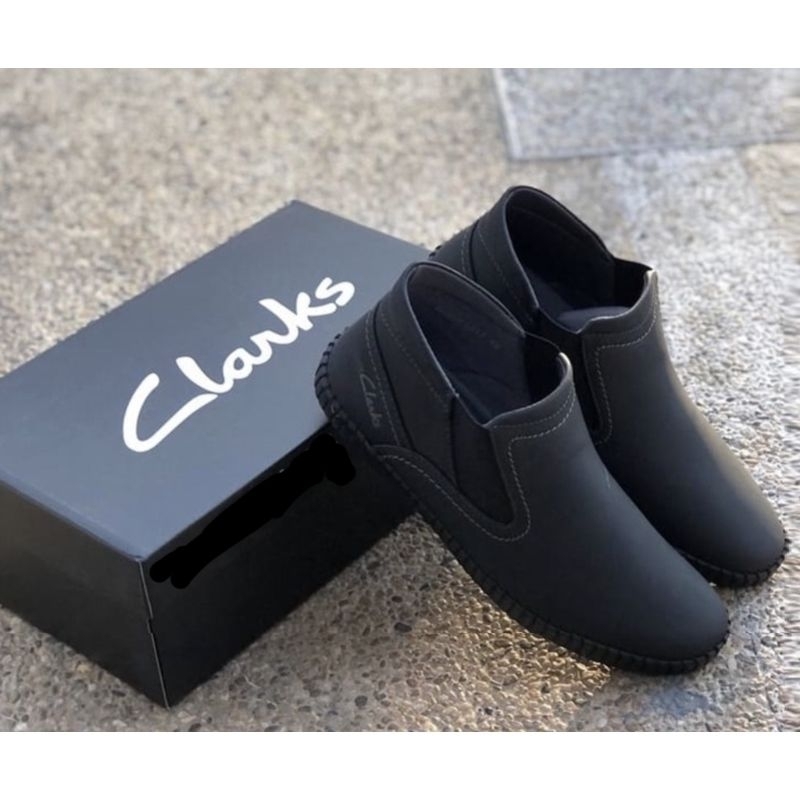Clarks Leather Shoe, Pure Leather, Kasut Kulit Clarks, Comfortable ...