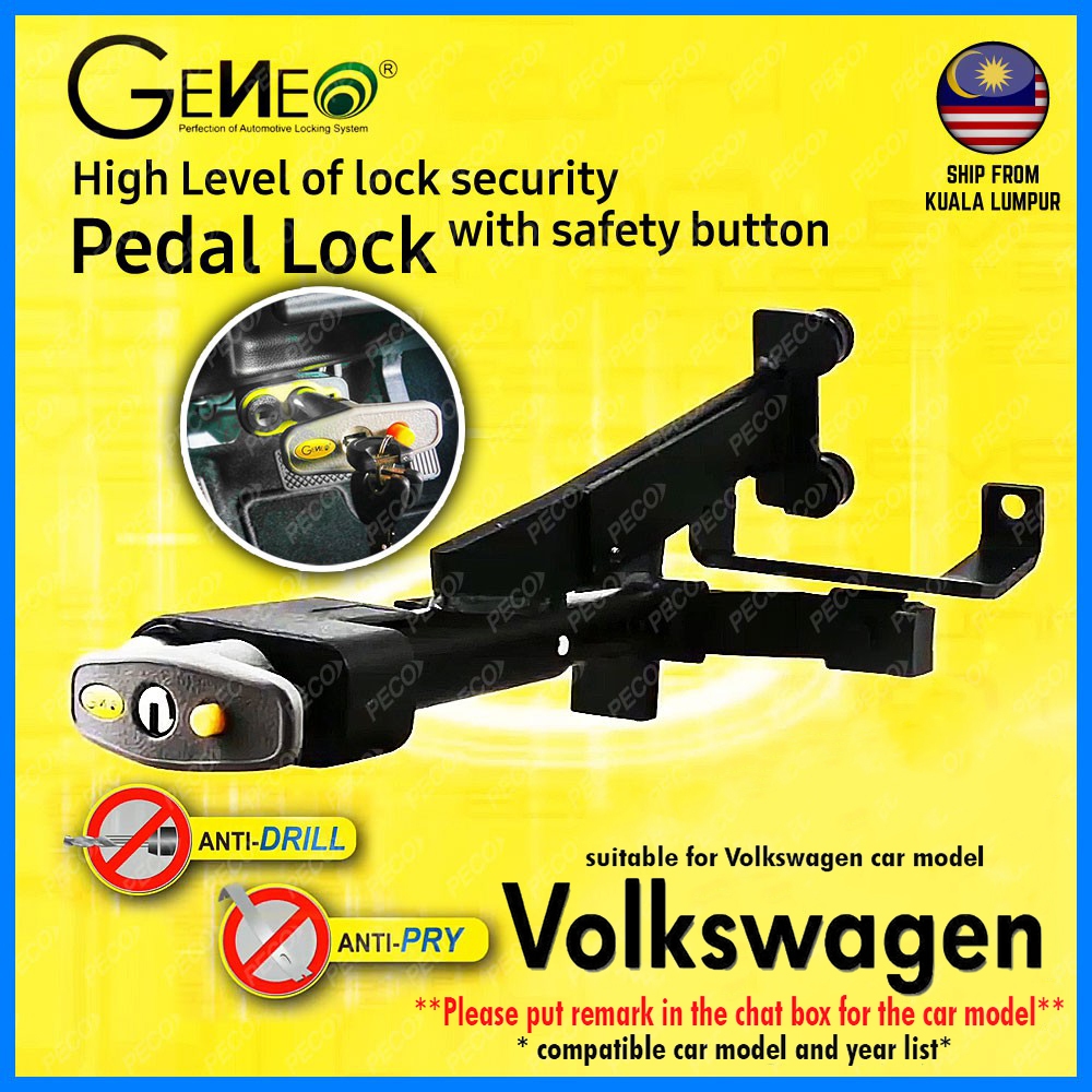 GENEO Car pedal lock Auto Manual Key Start / Push Start | Shopee Malaysia