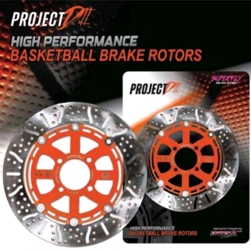 Superfly Project D2 Disc Brake High Performance Basketball Brake Rotors ...