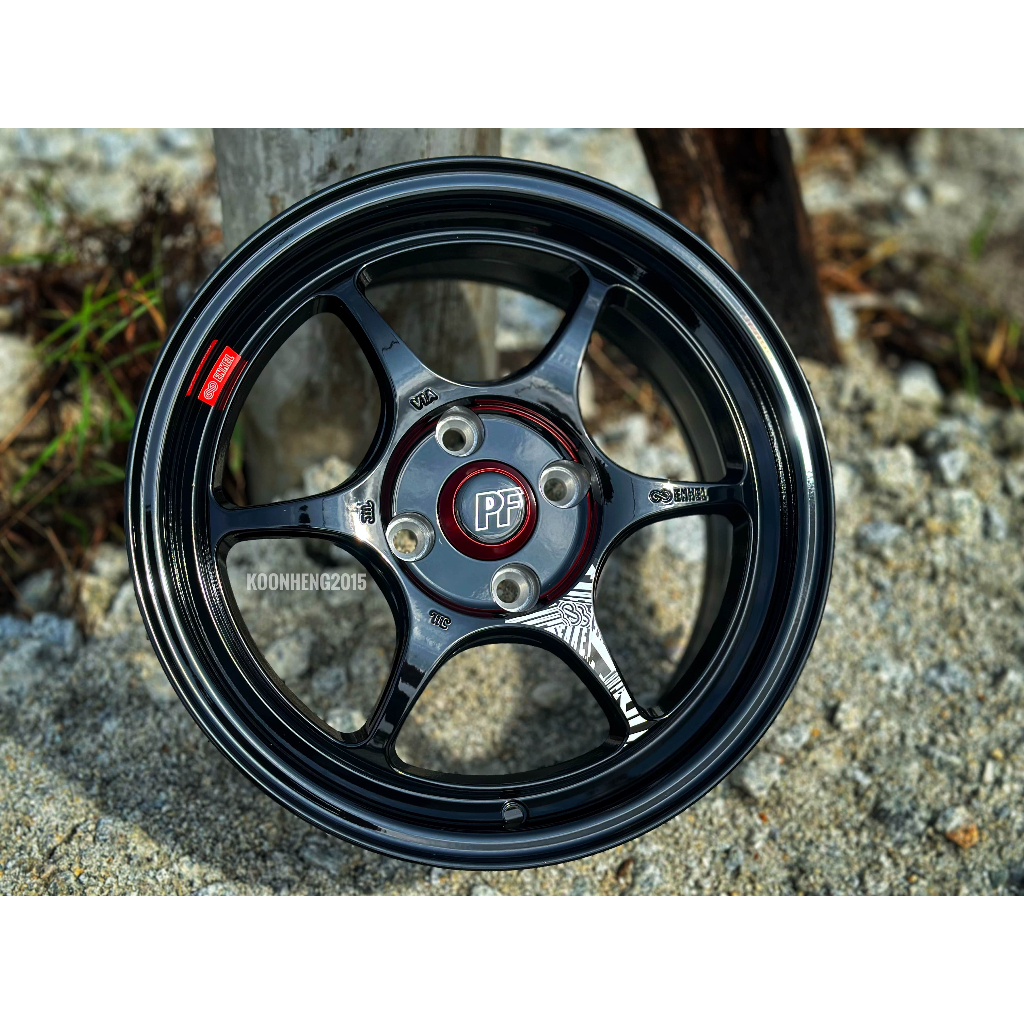 New Car Sport Rim ENKEI WHEELS PF06 15x7 4x100 ET35 - READY STOCK | Shopee Malaysia