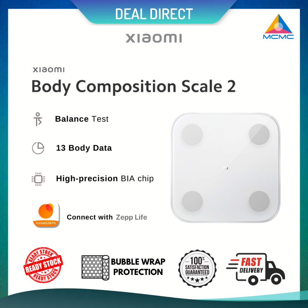 Xiaomi Mi Body Composition Scale 2 LED Display Sports Bluetooth 5.0 ...
