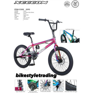 Basikal Saiz 20 Inci BMX / 20" BMX / 20" Basikal Budak / Untuk Umur 5 ...