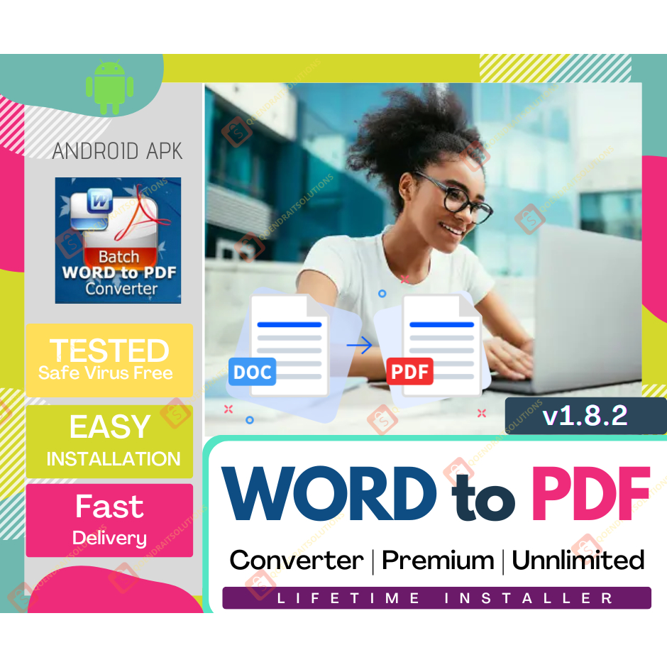 Batch Word to PDF Converter PRO🔥Easy Install🔥| Key Installation | Lifetime | Full Version ...