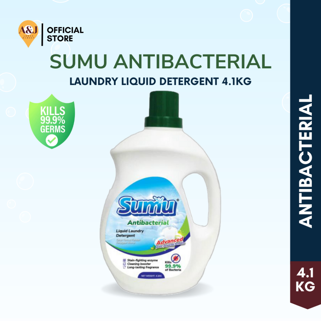 SUMU Antibacterial Laundry Liquid Detergent 4.1kg | Shopee Malaysia