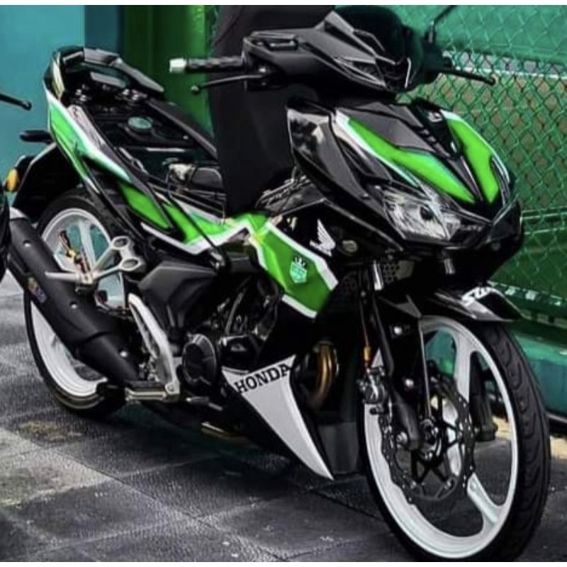 COVERSET READY STOCK HONDA RS-X/RSX 150 SIAP STICKER AND COSTOM DESIGN ...