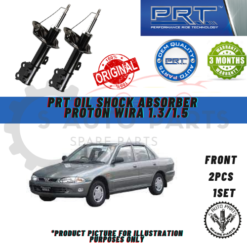 PROTON WIRA 1.3/1.5 (FRONT) 100% ORIGINAL BRAND PRT SHOCK ABSORBER ...