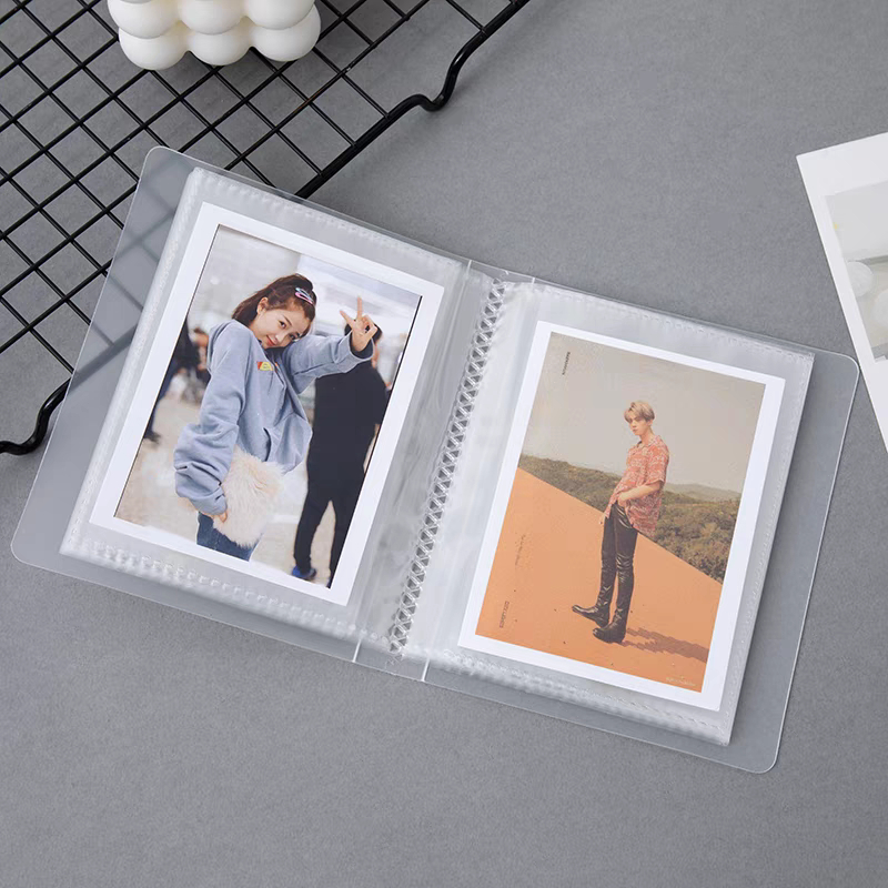 48pcs 4R Lomo Card Photo Album KPOP Photocard Album Matte Cover 4R Foto ...