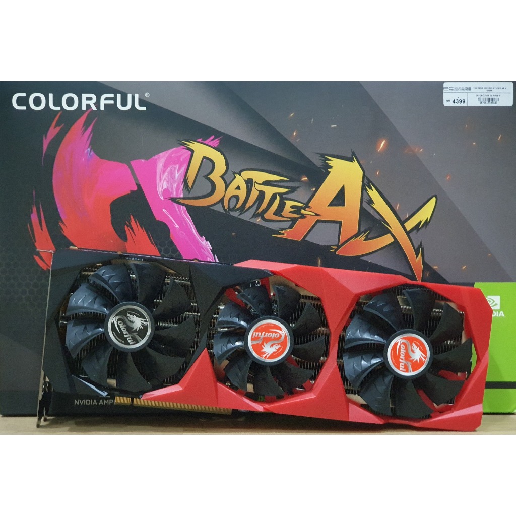 Colorful RTX 3070 NB-V NVIDIA GEFORCE GPU RTX3070 Battle-AX Used but ...