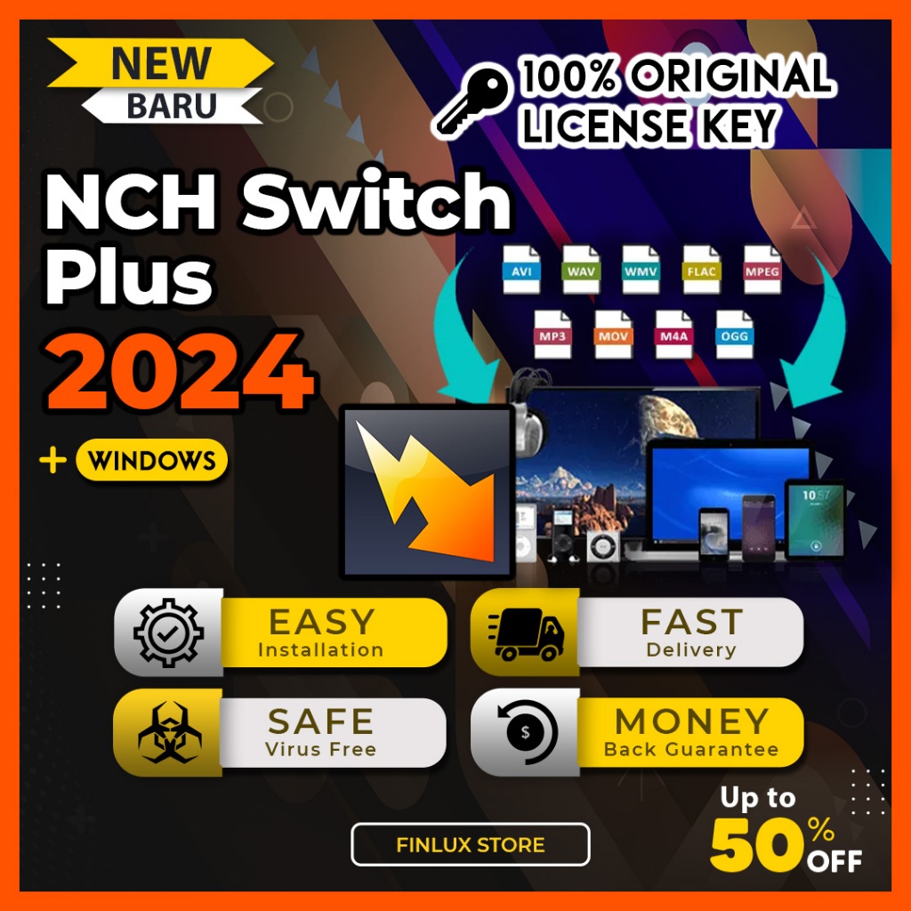 NCH Switch Plus v12.07 Serial Key Latest 2024 Lifetime For Windows ...
