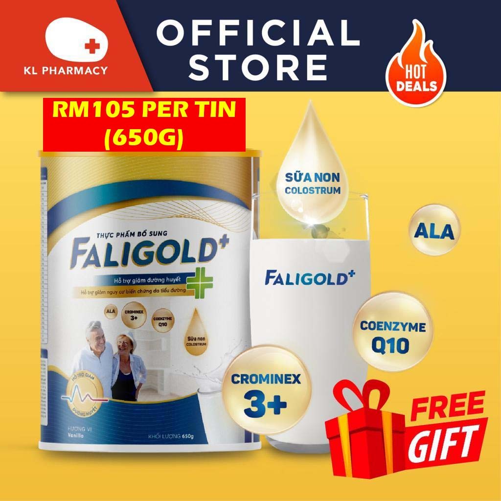 [PHARMACY STOCK][100% ORIGINAL!!] READY STOCK FALIGOLD Milk for Diabetic| Susu Faligold Diabetic ...